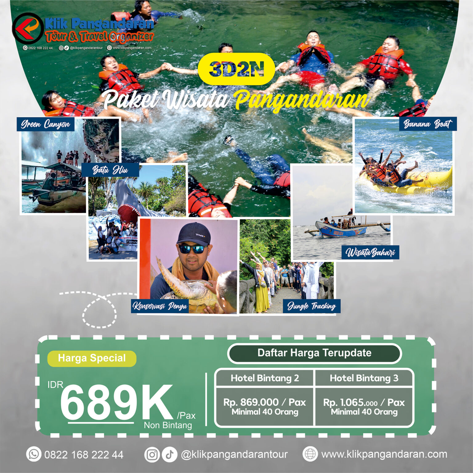 Harga Tiket Masuk Pangandaran 2024 - Klik Pangandaran